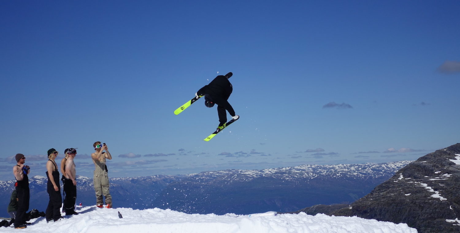 Øystein Bråten och Emil Granbom coachar på What! Camps - Freeride